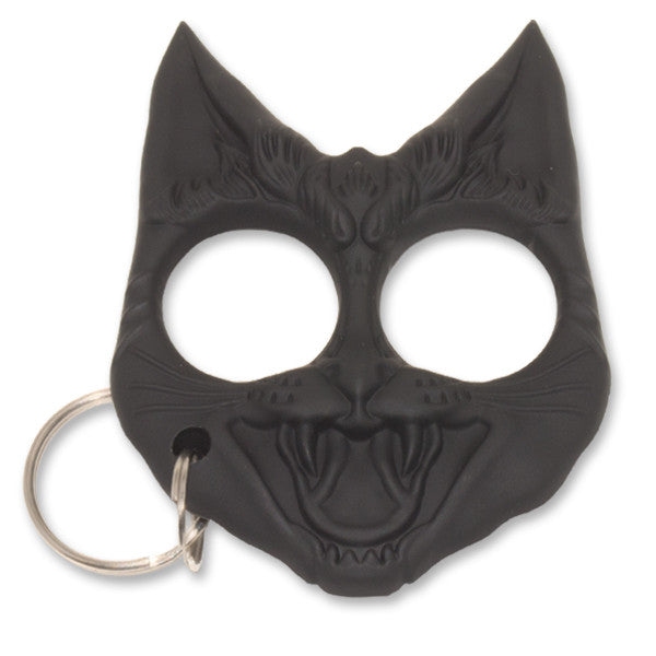 Black Evil Cat Keychain | TheBladeBros.com